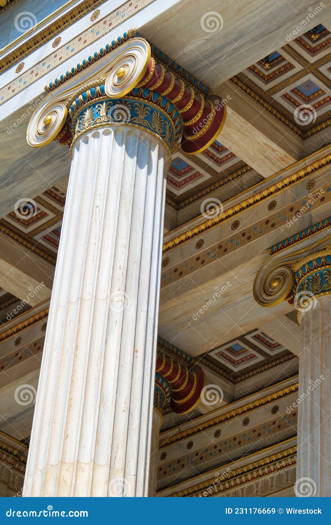 Magnificent Columns of Ionic Style, and Elements of Neoclassical ...