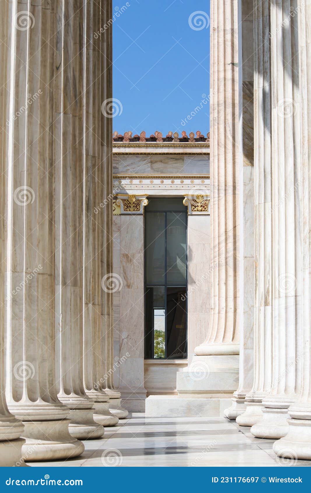 Magnificent Columns of Ionic Style, and Elements of Neoclassical ...