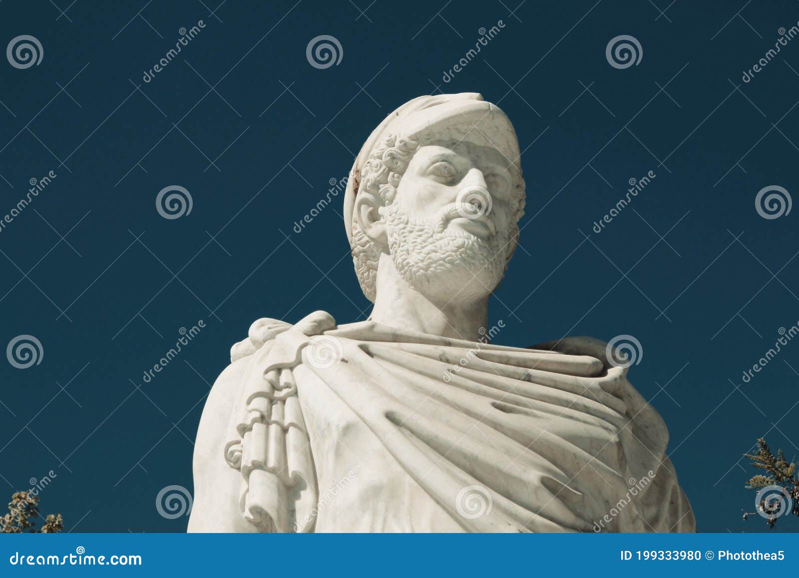 Athens, Greece, Statue of Pericles Stock Photo - Image of statue ...