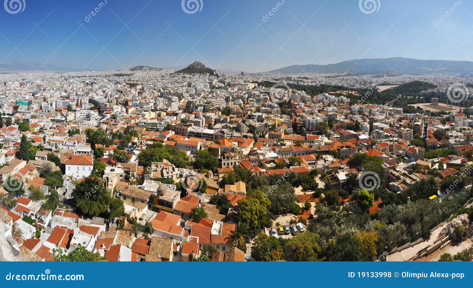 Athens landscape stock photo. Image of landscape, hill - 19133998