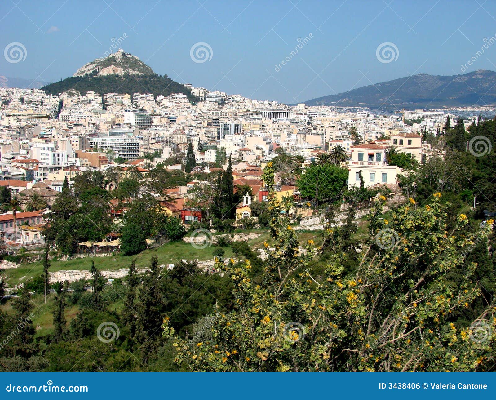 Athens Landscape Royalty-Free Stock Image | CartoonDealer.com #3438406