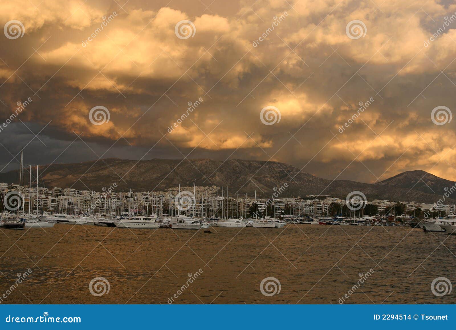 Athens marina in Alimos. stock photo. Image of boat, spar - 2294514