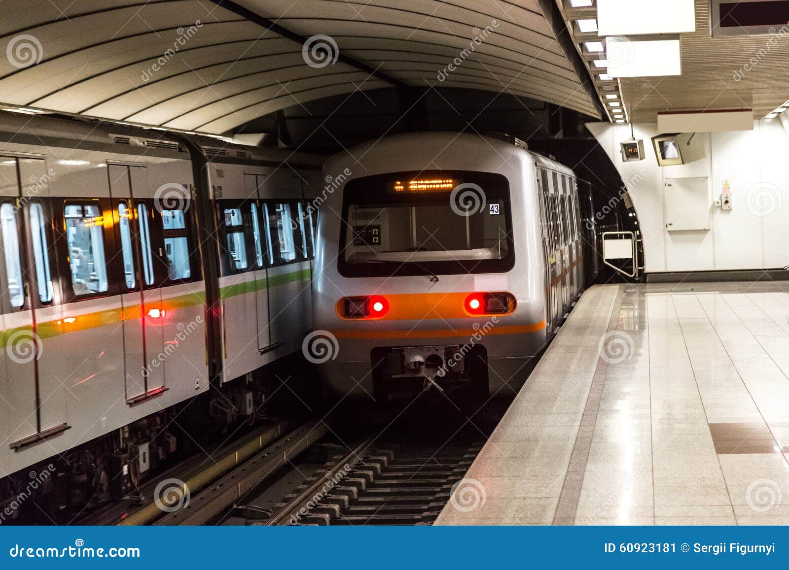 Athens metro station stock image. Image of greece, perspective - 60923181