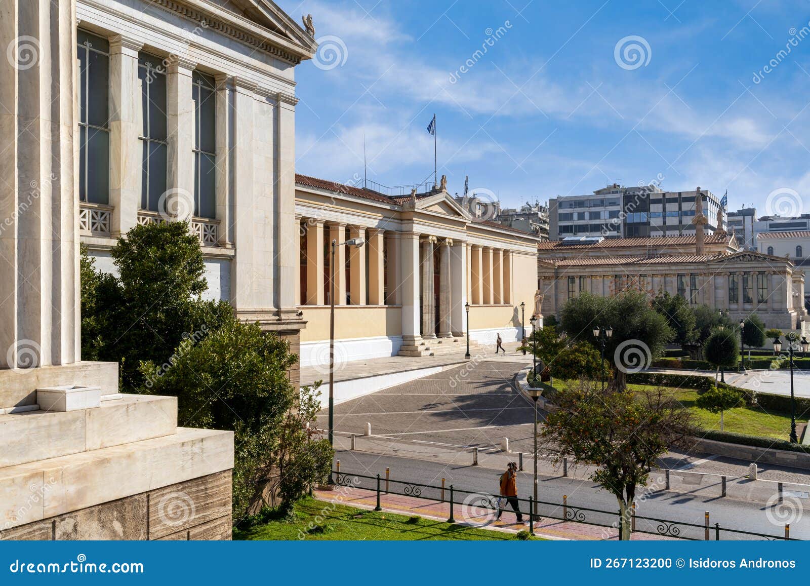 Athens Neoclassical Trilogy, As it Commonly Called Editorial Image ...