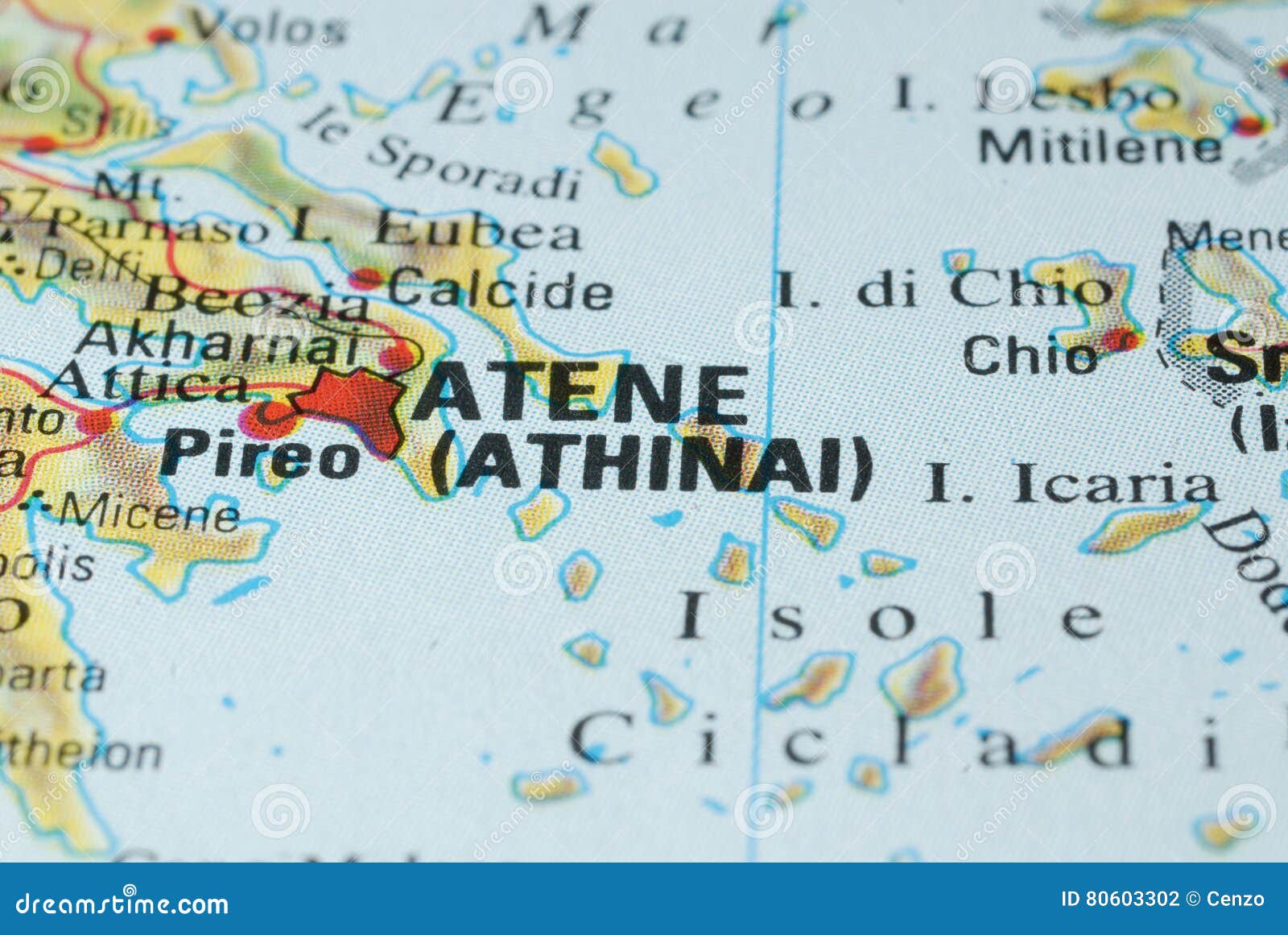 Athens road map stock photo. Image of floor, position - 80603302