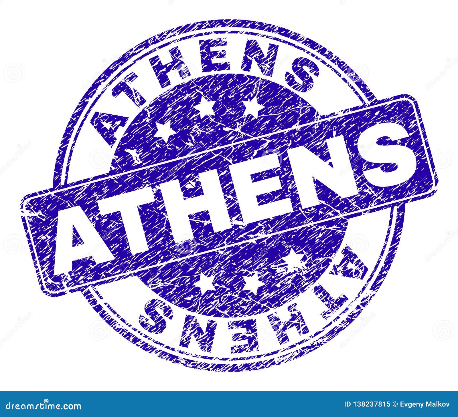 Grunge Textured ATHENS Stamp Seal Stock Vector - Illustration of rubber ...