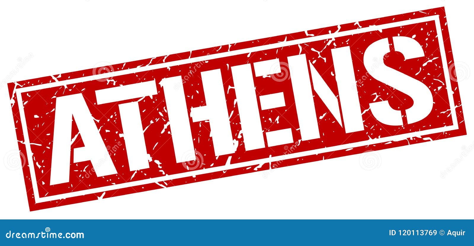 Athens stamp stock vector. Illustration of seal, travel - 120113769