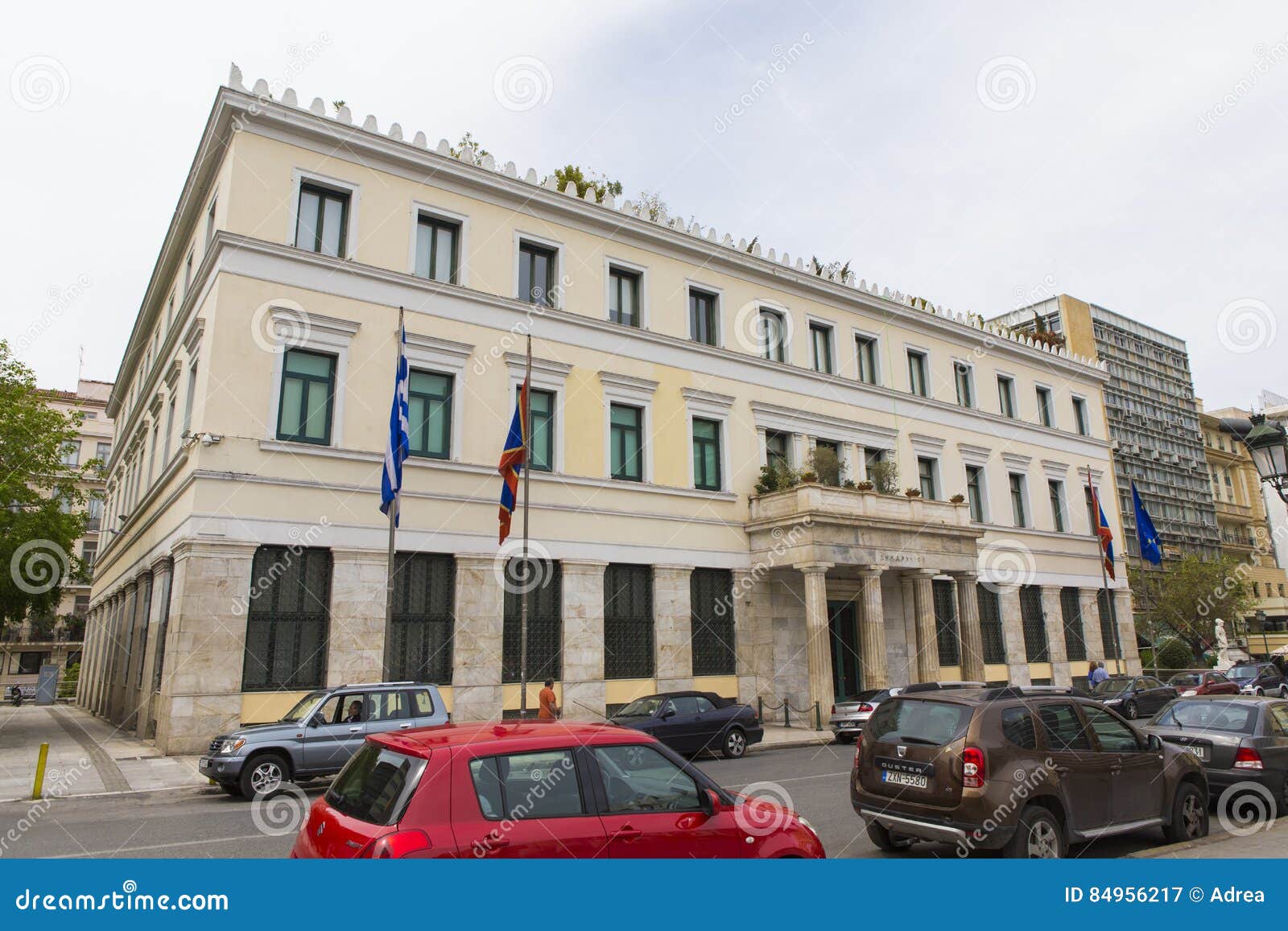 City Hall of Athens editorial photography. Image of architecture - 84956217