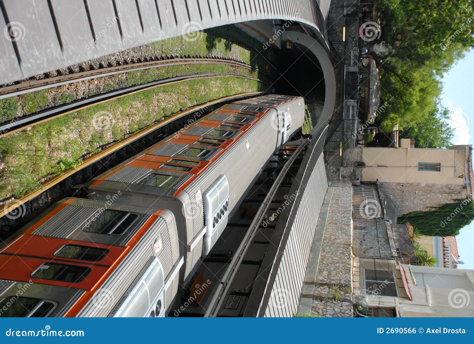 Athens Underground Transport Stock Photo - Image of metro, architecture ...