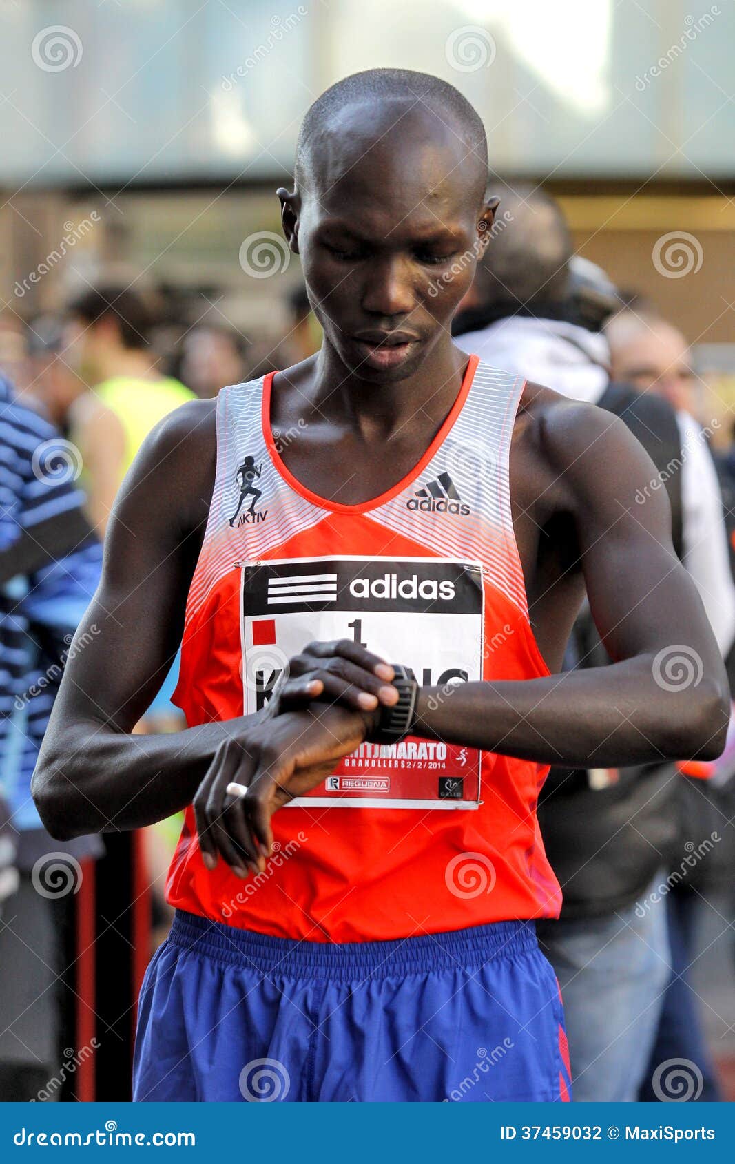 Athlète Kenyan Wilson Kipsang Photographie éditorial - Image du ...
