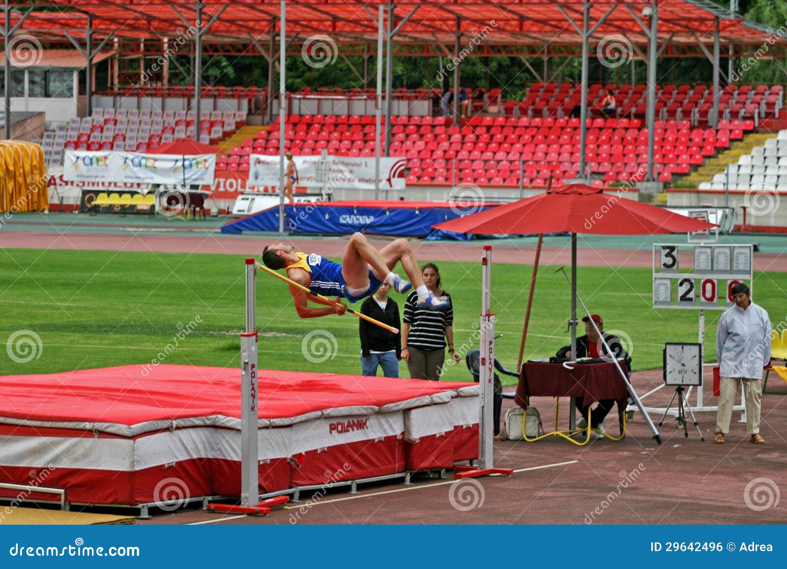 Athletes Missing Jump at High Jump Editorial Photo - Image of outdoor ...