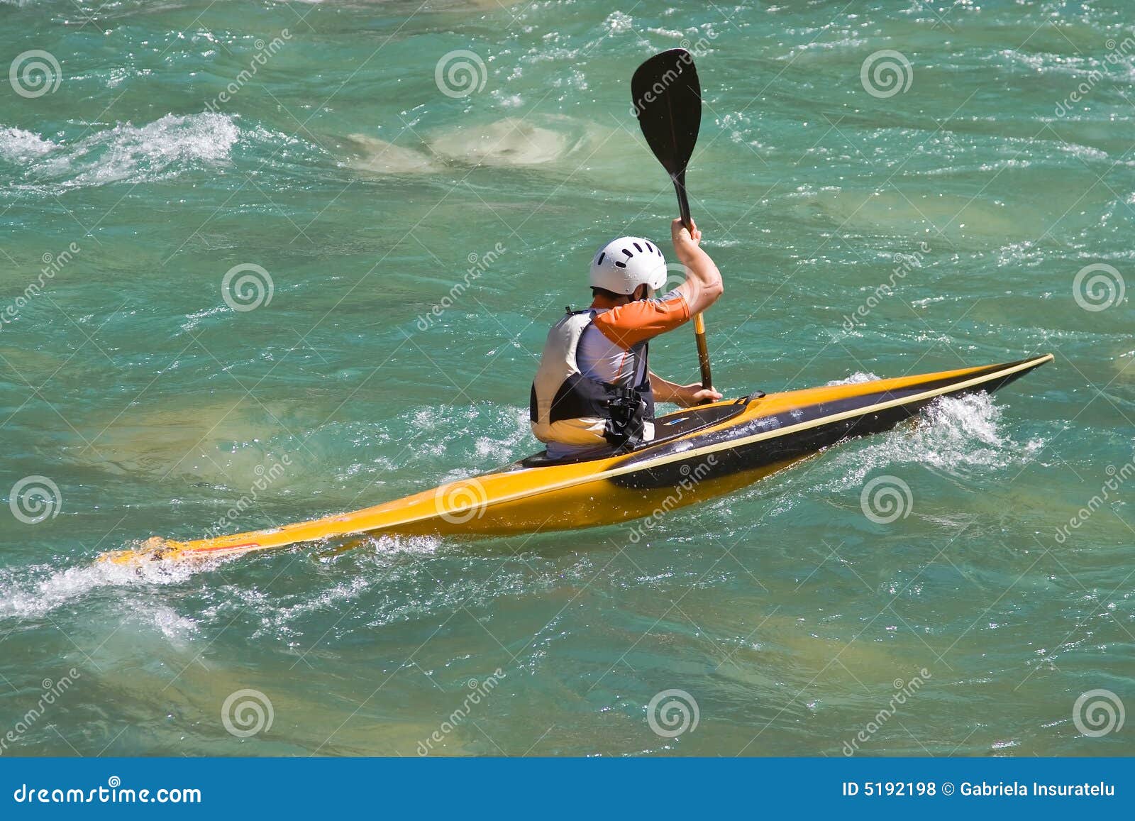 Athlete in a canoe stock photo. Image of sport, kayak - 5192198