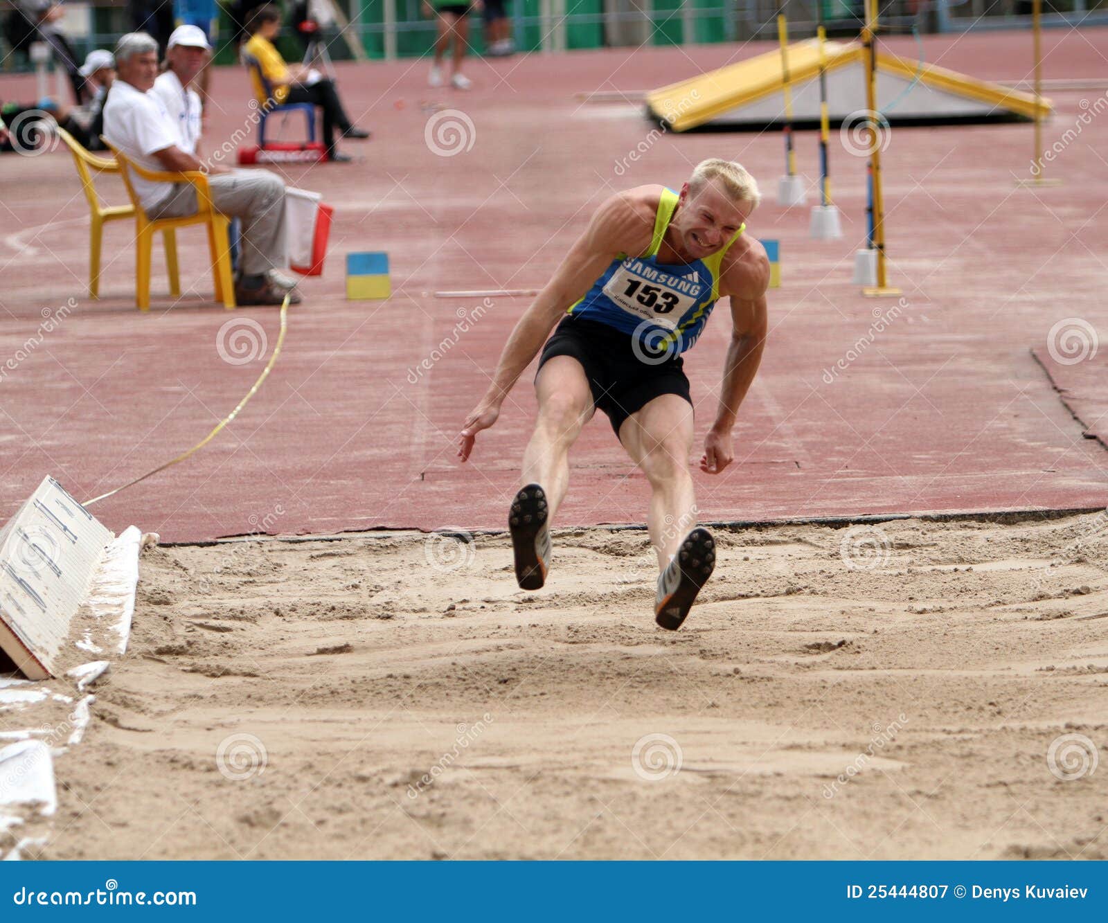 Athlete Compete in Triple Jump Editorial Photography - Image of ...