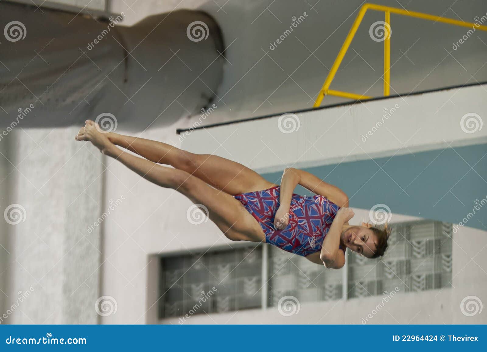 Athlete during Diving Championships Editorial Stock Image - Image of ...