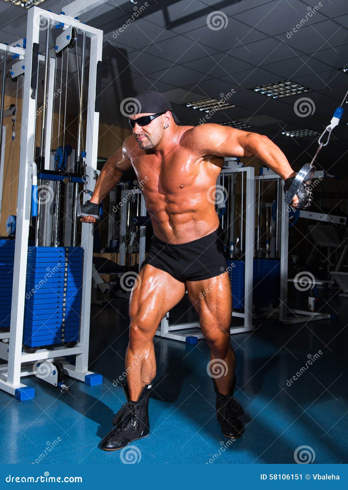 Athlete Handsome Bodybuilder Stock Image - Image of power, care: 58106151