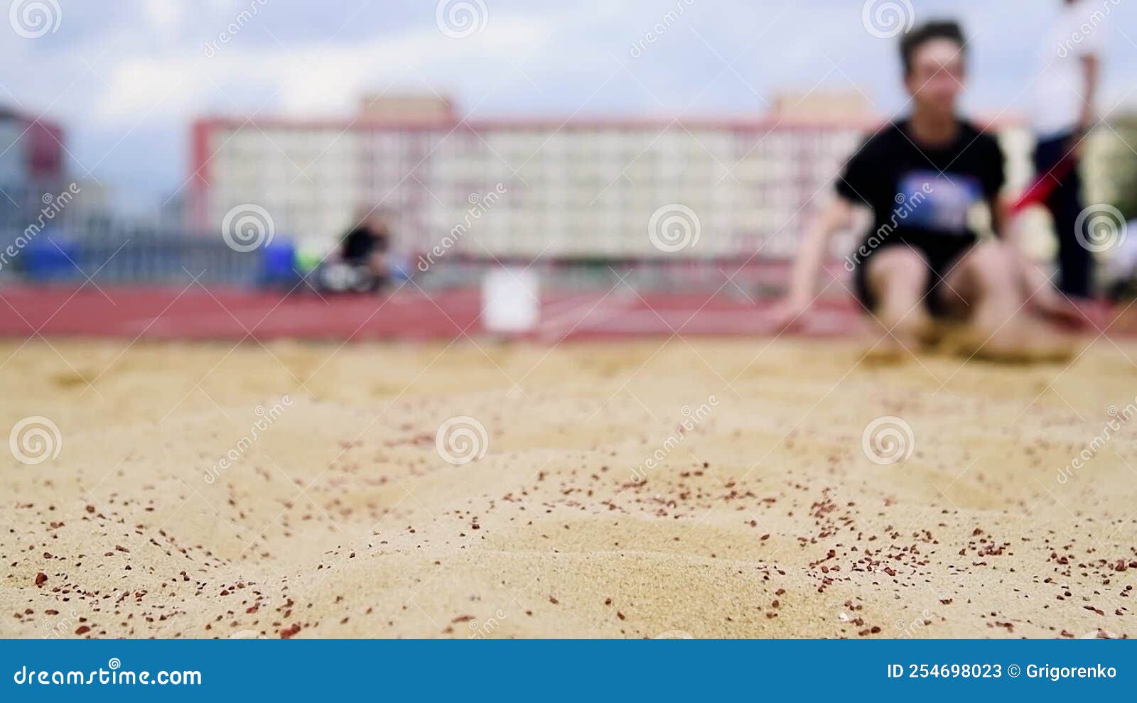 Athlete, Long Jump at Athletics Competitions Stock Video - Video of ...