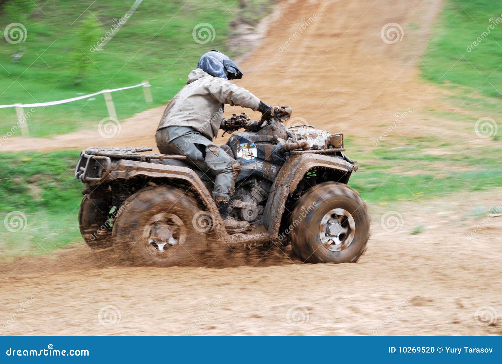 Athlete at the quad stock photo. Image of tatarstan, speed - 10269520