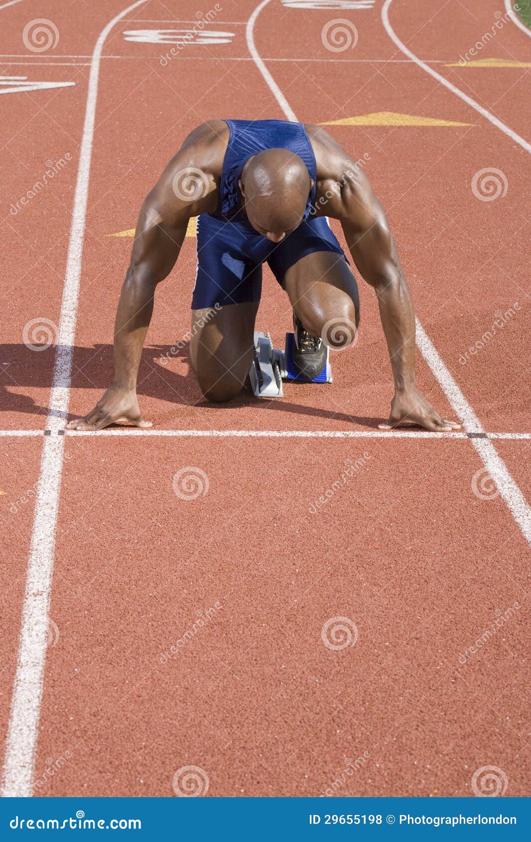 Athlete Ready To Race stock photo. Image of determination - 29655198