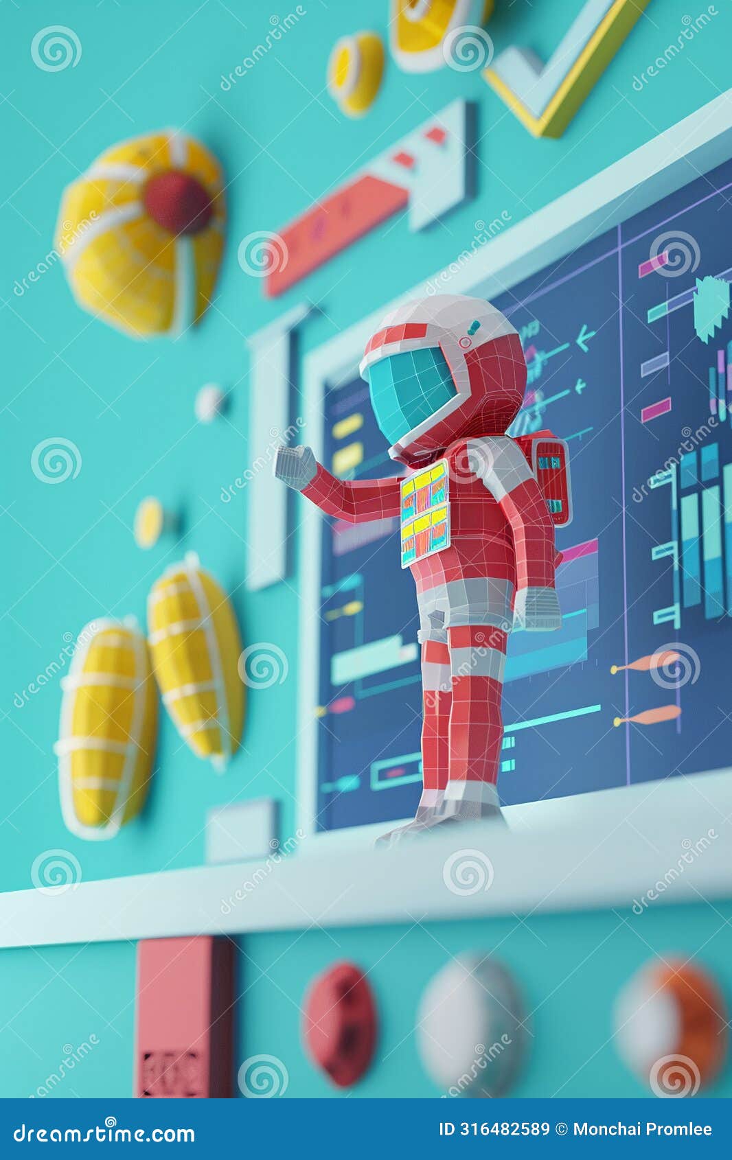 Athlete Reviewing Biometric Analysis, Detailed Sports Performance ...