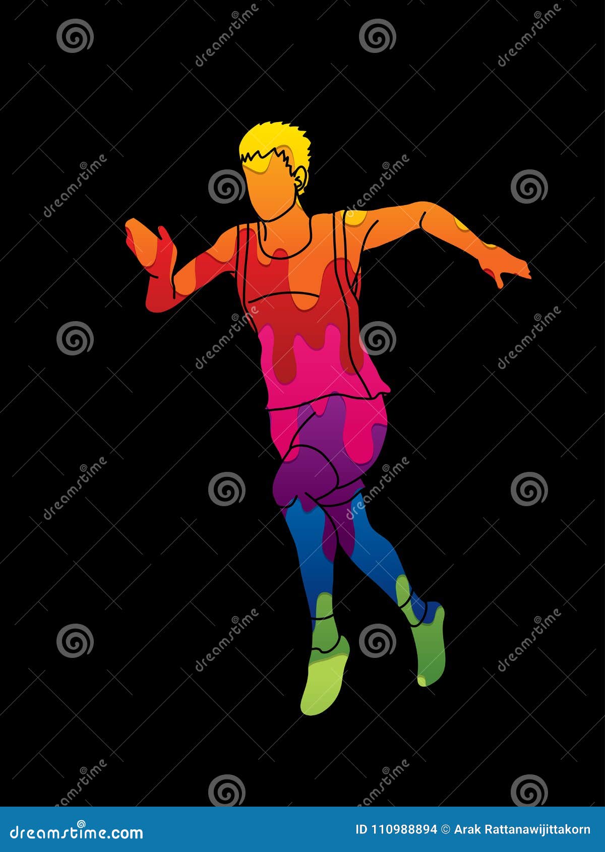 Athlete Runner, Start Running, Jogging , Sprinter Graphic Vector Stock ...
