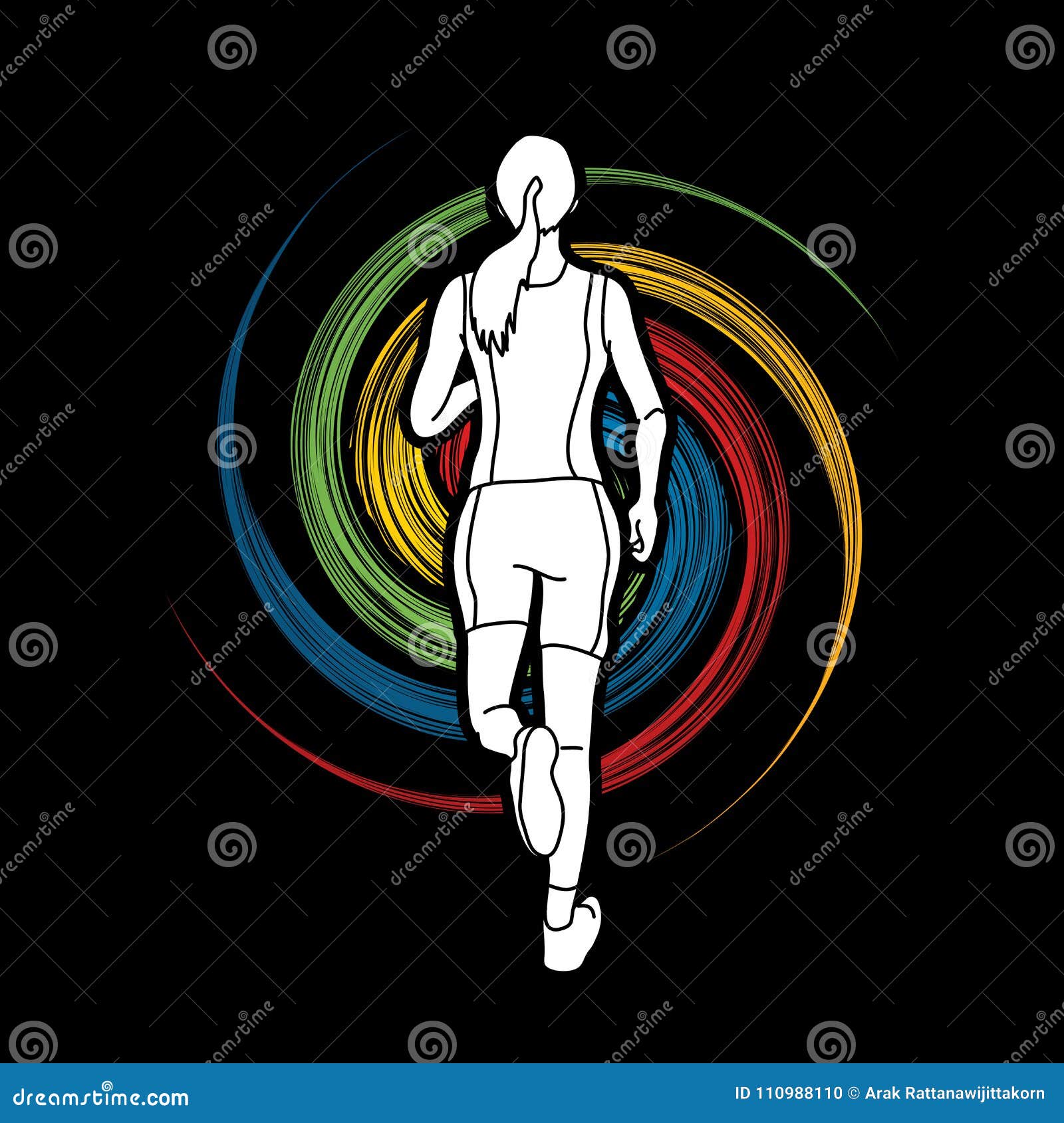 Athlete Runner, Start Running, Jogging , Sprinter Graphic Vector Stock ...