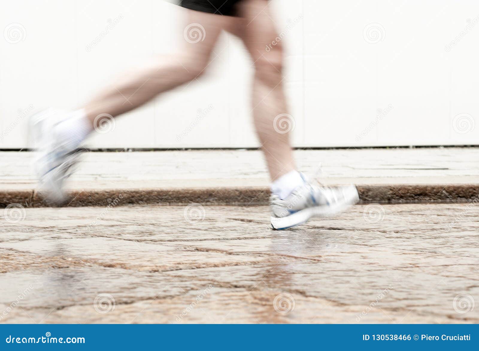 Athlete Running in Generic City. Stock Photo - Image of motion ...