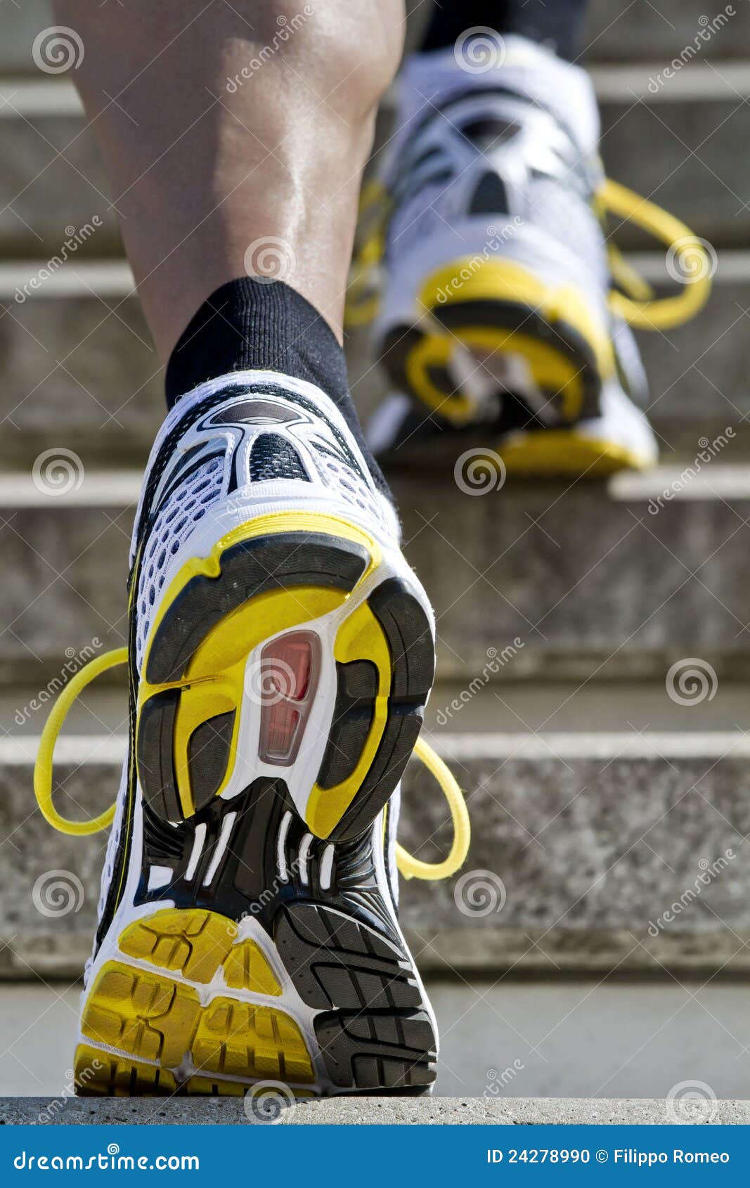 Athlete running stairs stock photo. Image of male, outdoors - 24278990