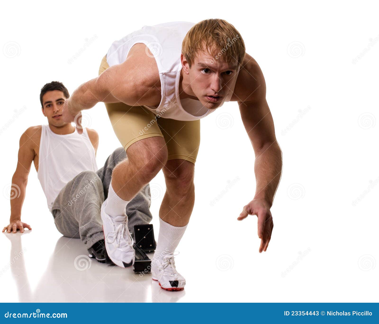 Athlete Sprinting stock image. Image of starting, sprinter - 23354443