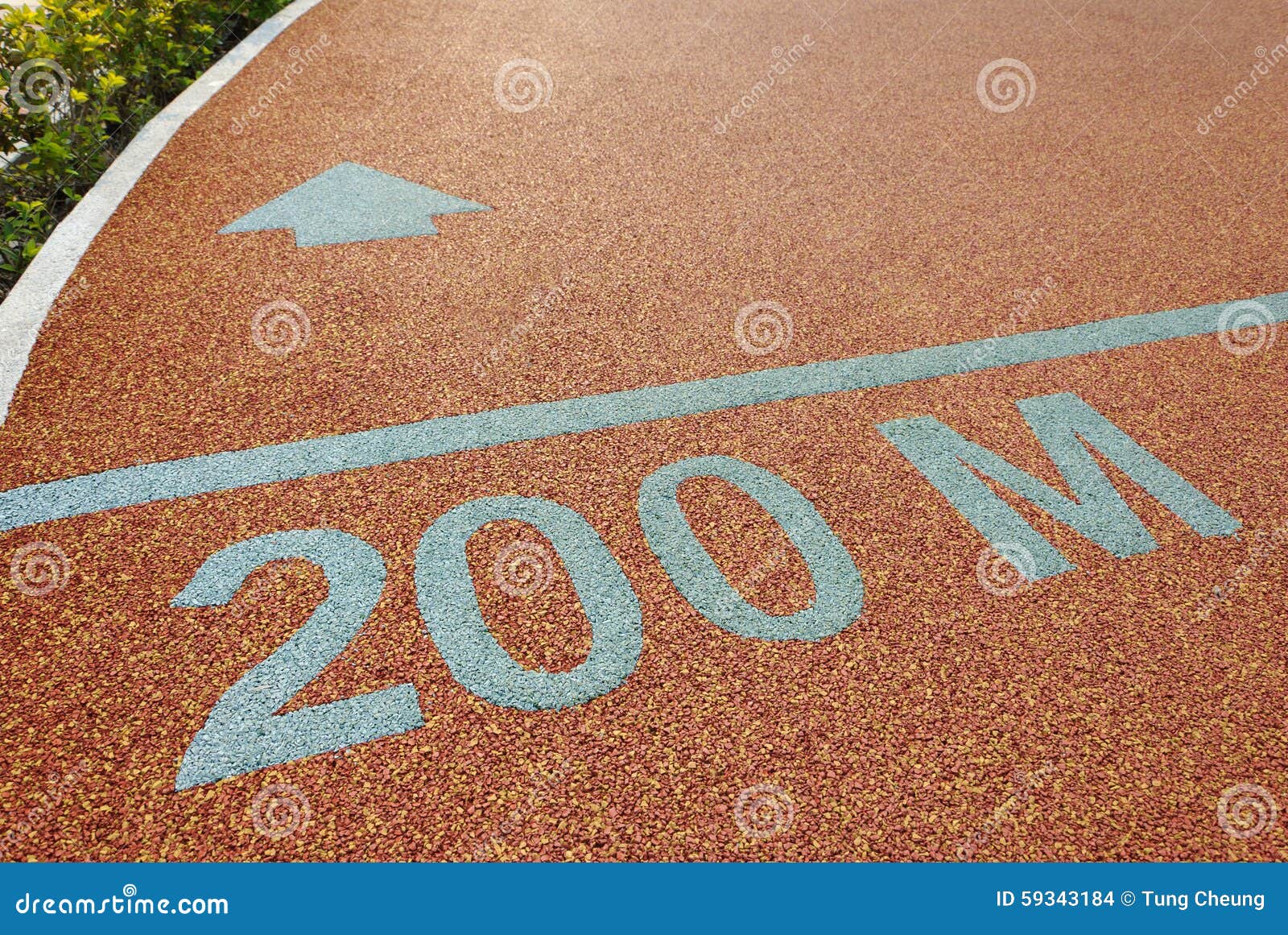 Athlete Track 200 Meter To Go Stock Photo - Image of copy, contest ...