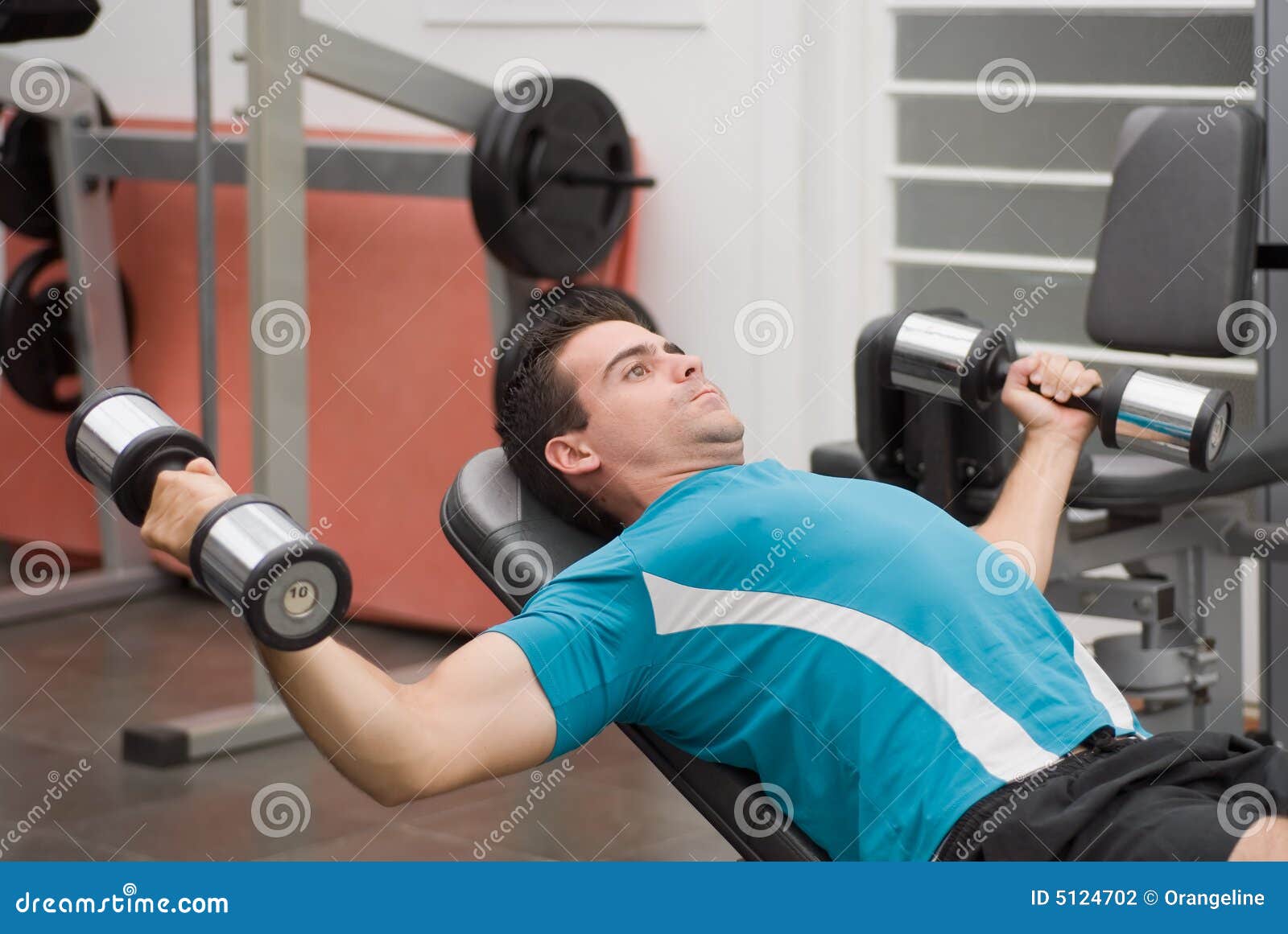 Athlete Weight Training stock photo. Image of caucasian - 5124702