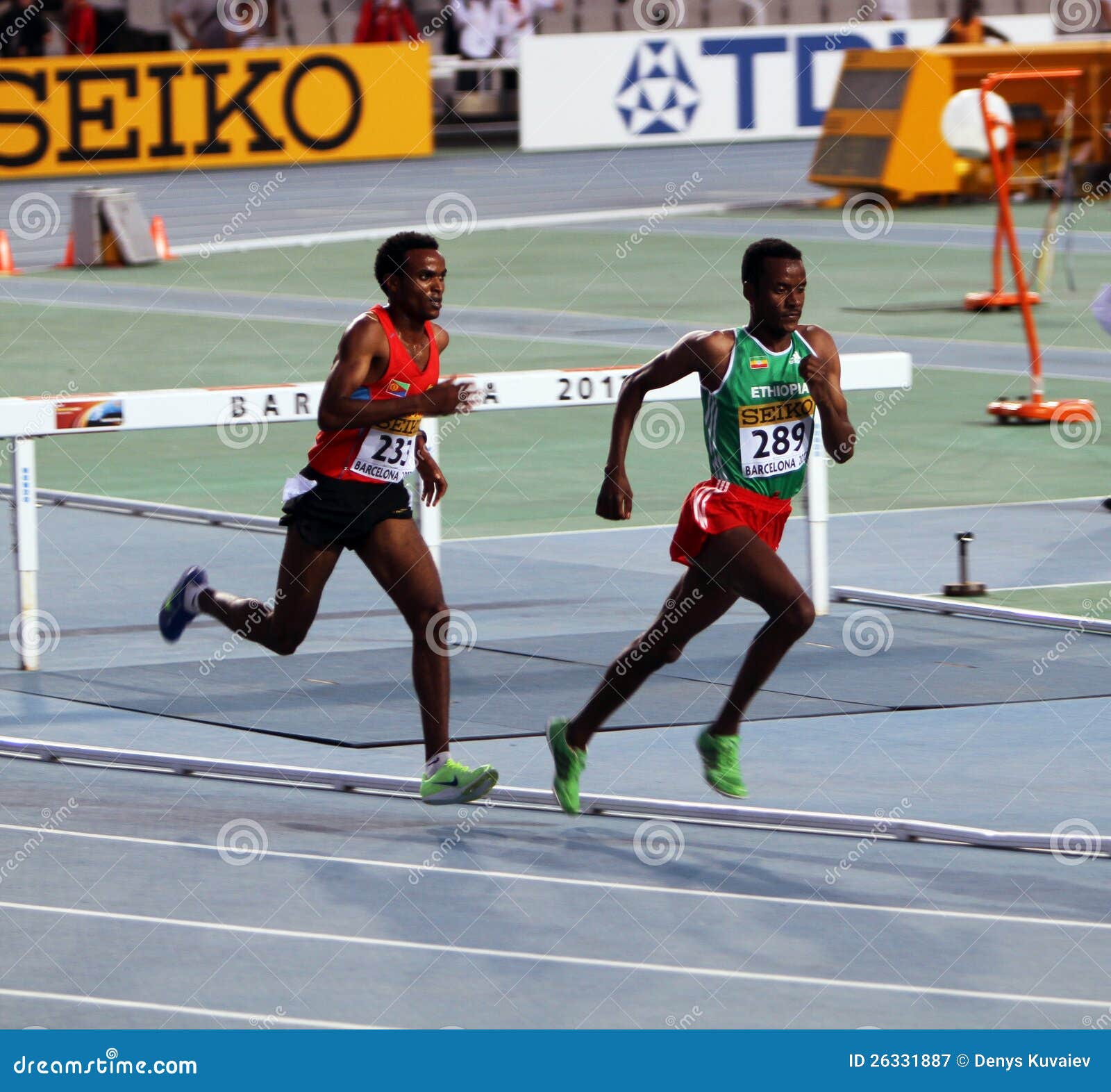 Athletes in the 5000 Meters on the 2012 IAAF World Editorial ...