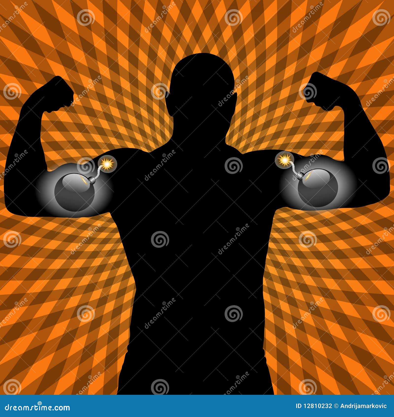 Athletes with Explosive Muscle Stock Vector - Illustration of winner ...