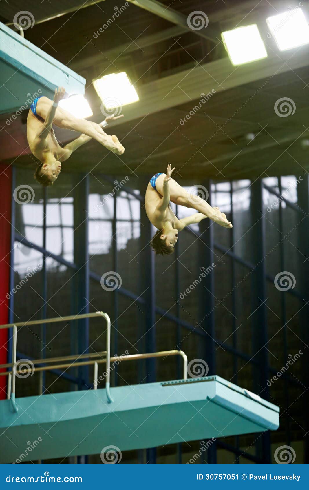 Athletes Jump from Tower at Competitions Editorial Photo - Image of ...