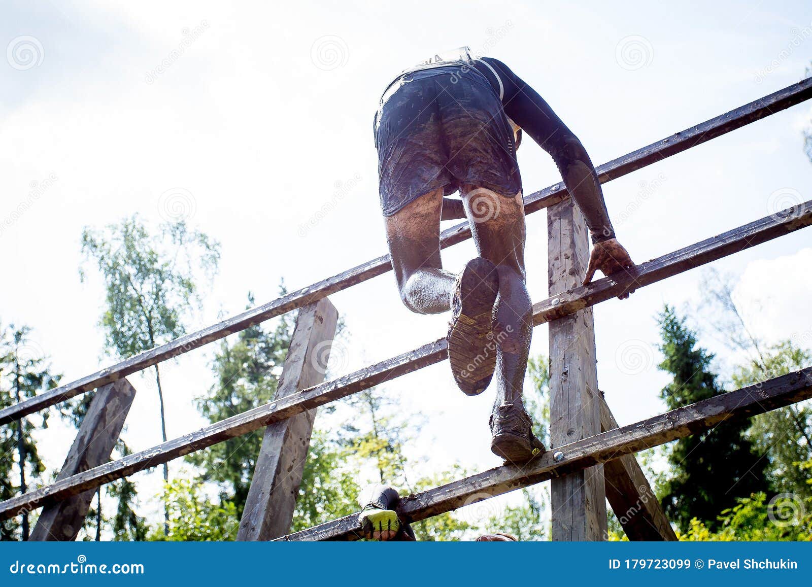 Athletes Overcome Obstacles in the Adventure Race Editorial Stock Image ...
