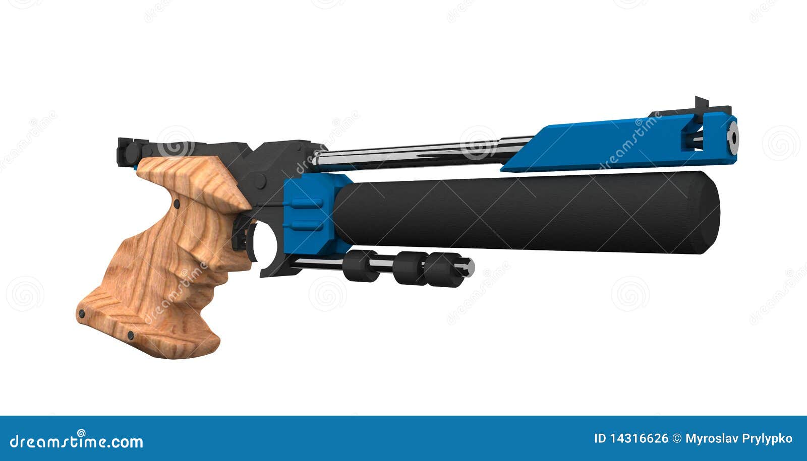 Athletic Air gun stock illustration. Illustration of bullet - 14316626
