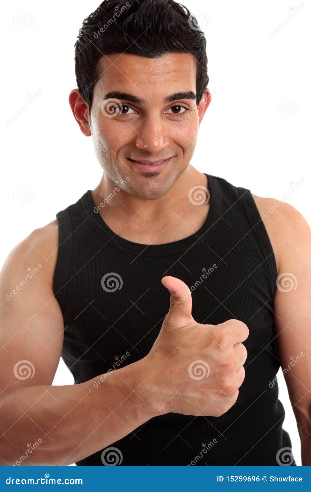 Athletic Fitness Instructor or Builder Stock Photo - Image of biceps ...