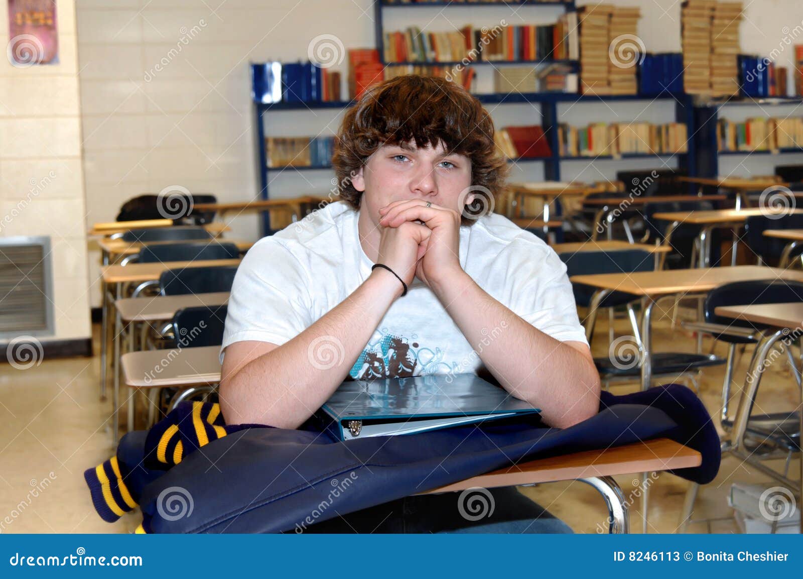 Athletic Jock but studious stock image. Image of football - 8246113