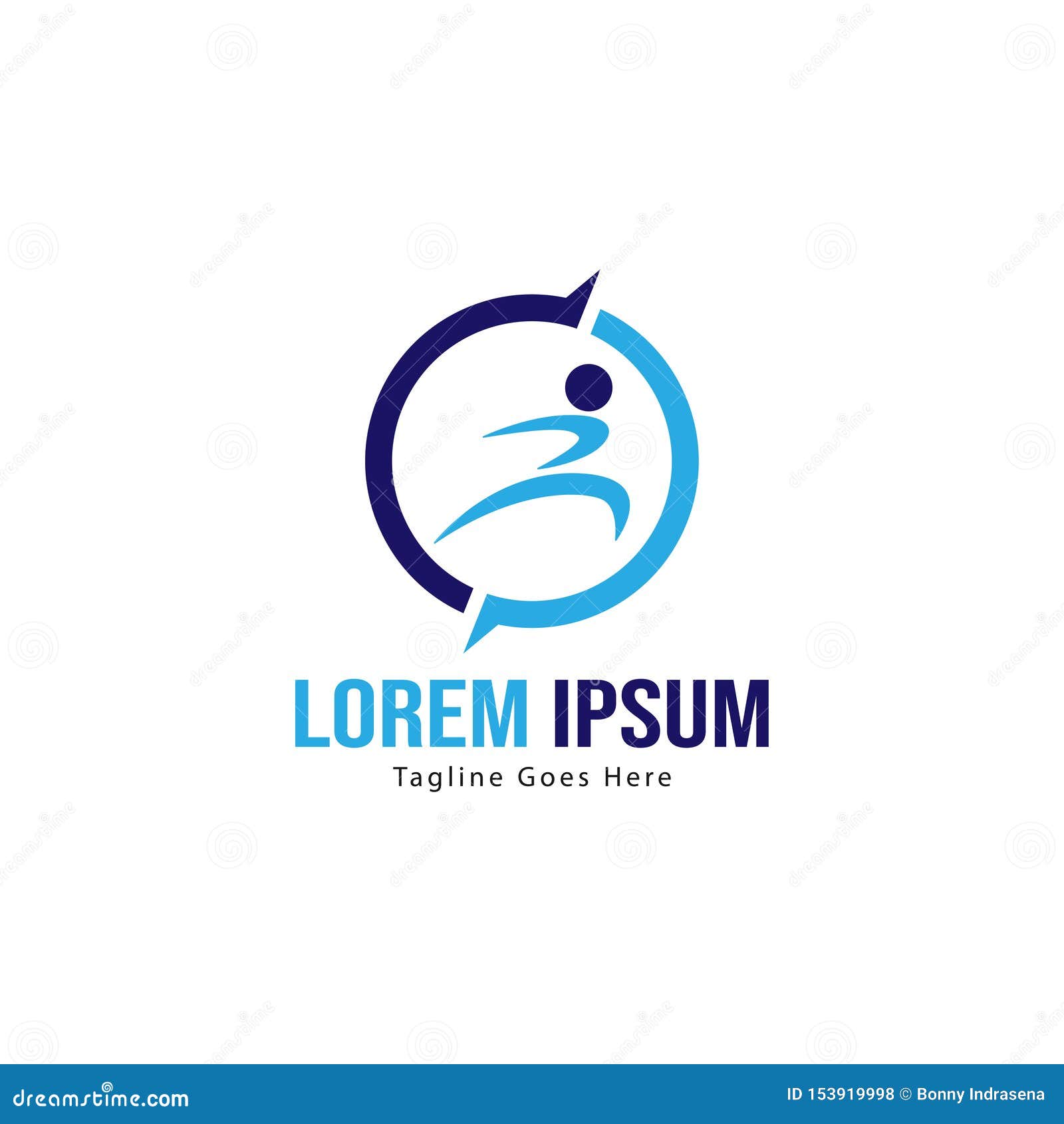 Athletic Logo Template Design. Minimalist Athletic Logo with Modern ...
