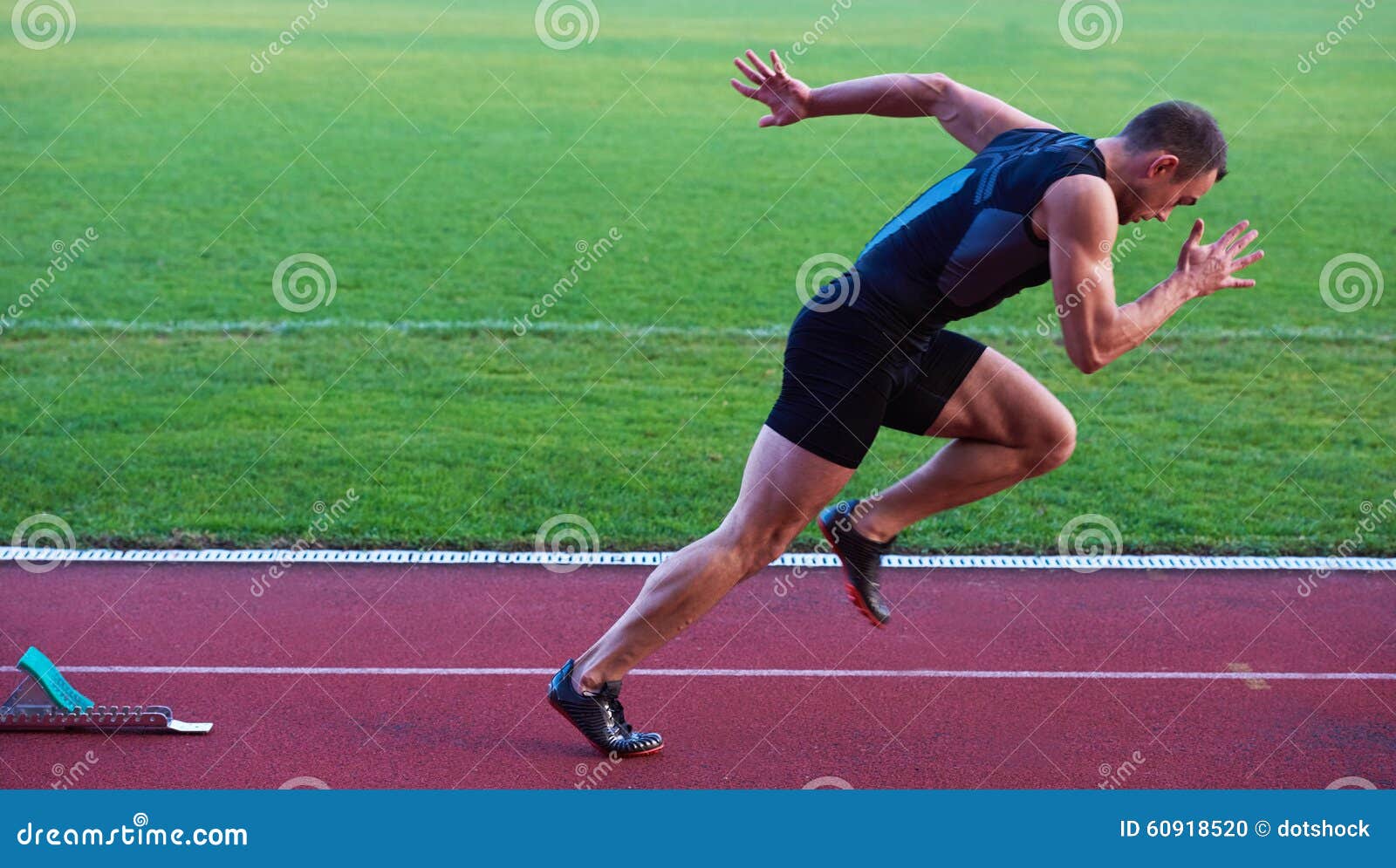 Athletic man start stock photo. Image of frame, motion - 60918520