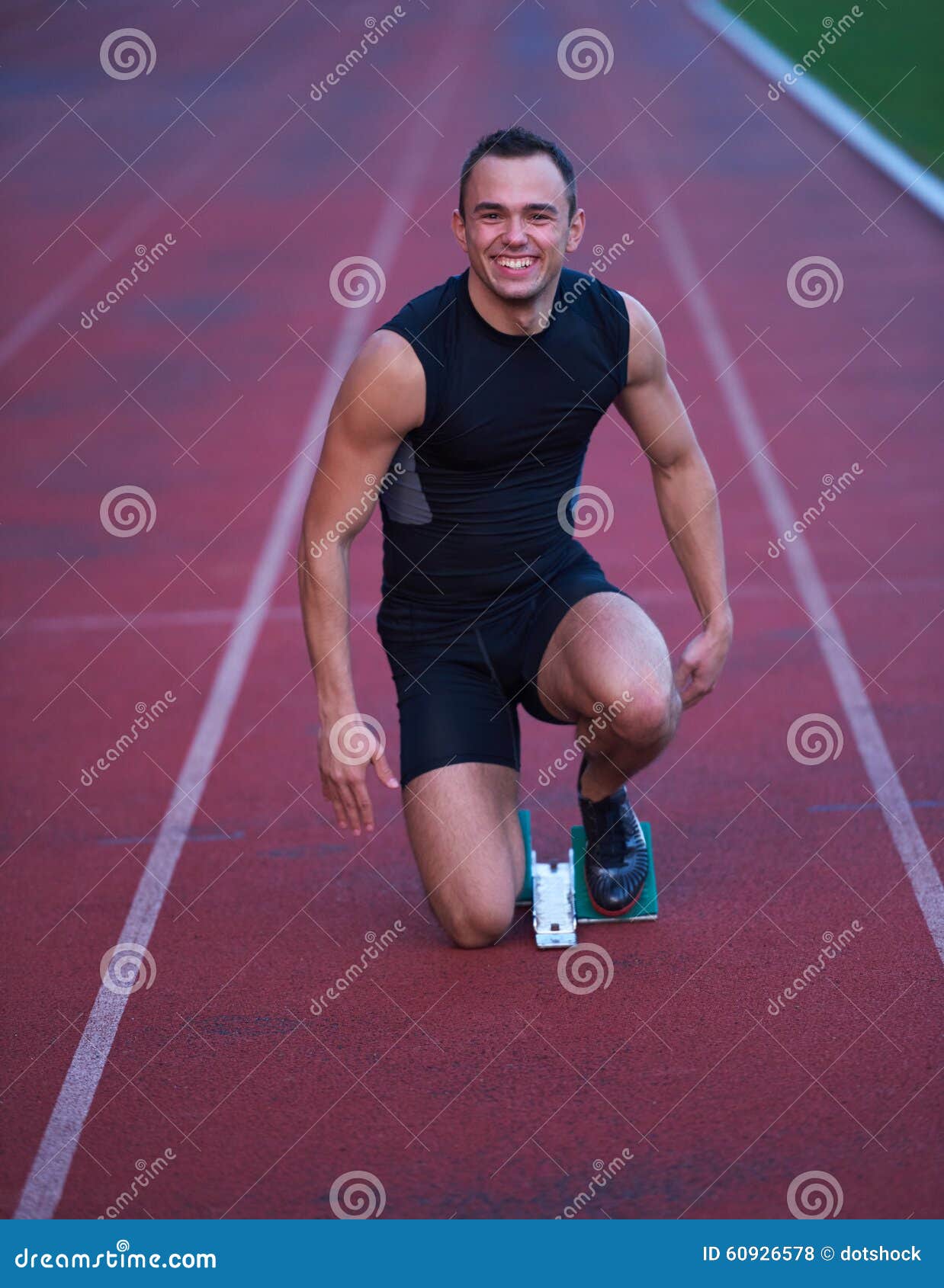 Athletic man start stock photo. Image of leaving, professional - 60926578