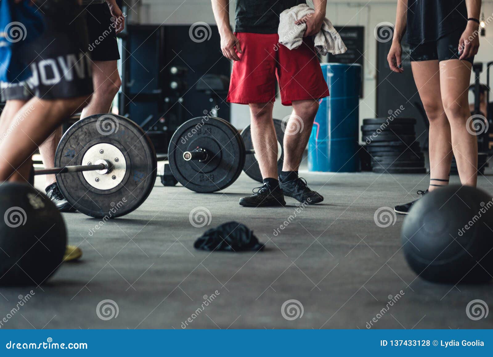 Cross Training Athletes Working Out Stock Photo - Image of sports ...