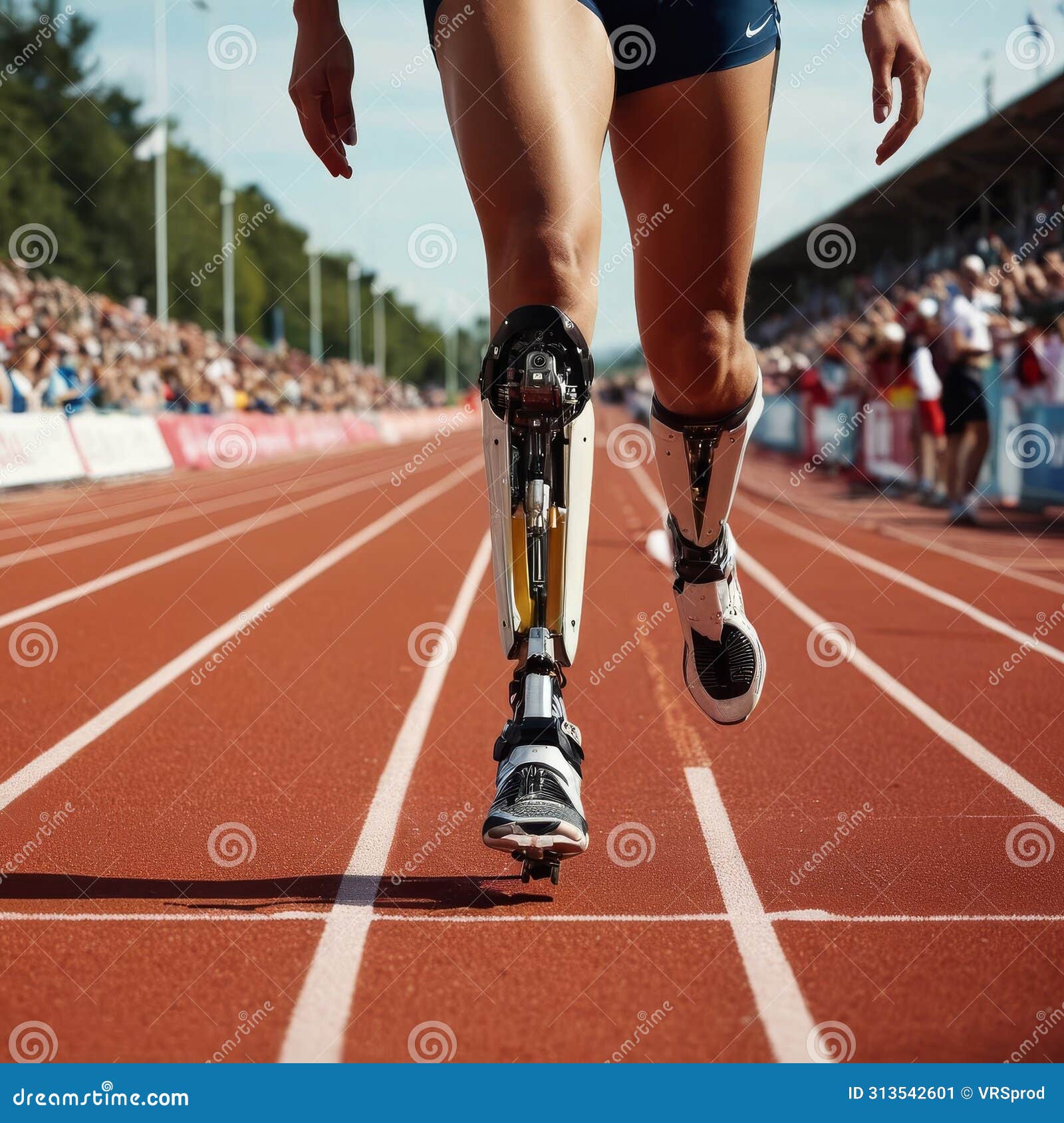 Athletic Prosthetics in Motion Stock Image - Image of sportive, agility ...