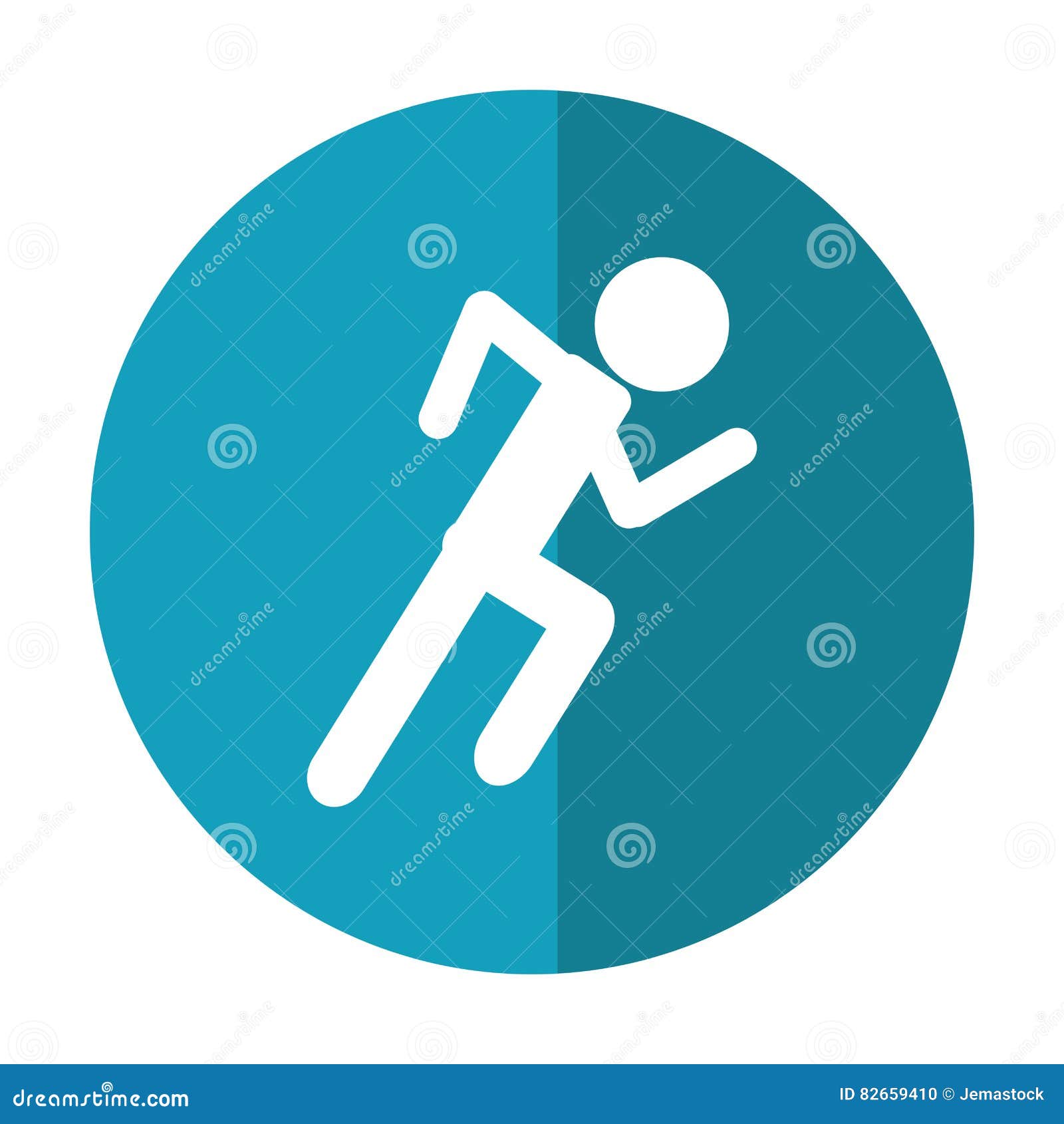 Athletic Runner Sport Active Shadow Stock Vector - Illustration of ...