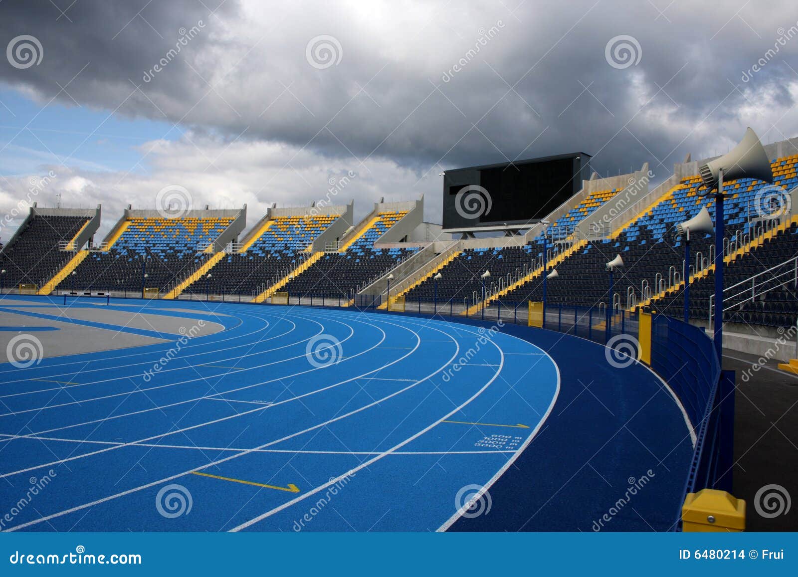 Athletic stadium stock photo. Image of athletics, bleachers - 6480214