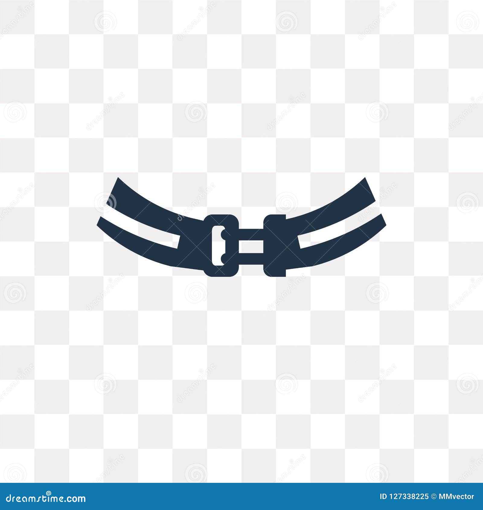 Athletic Strap Vector Icon Isolated On Transparent Background, L ...