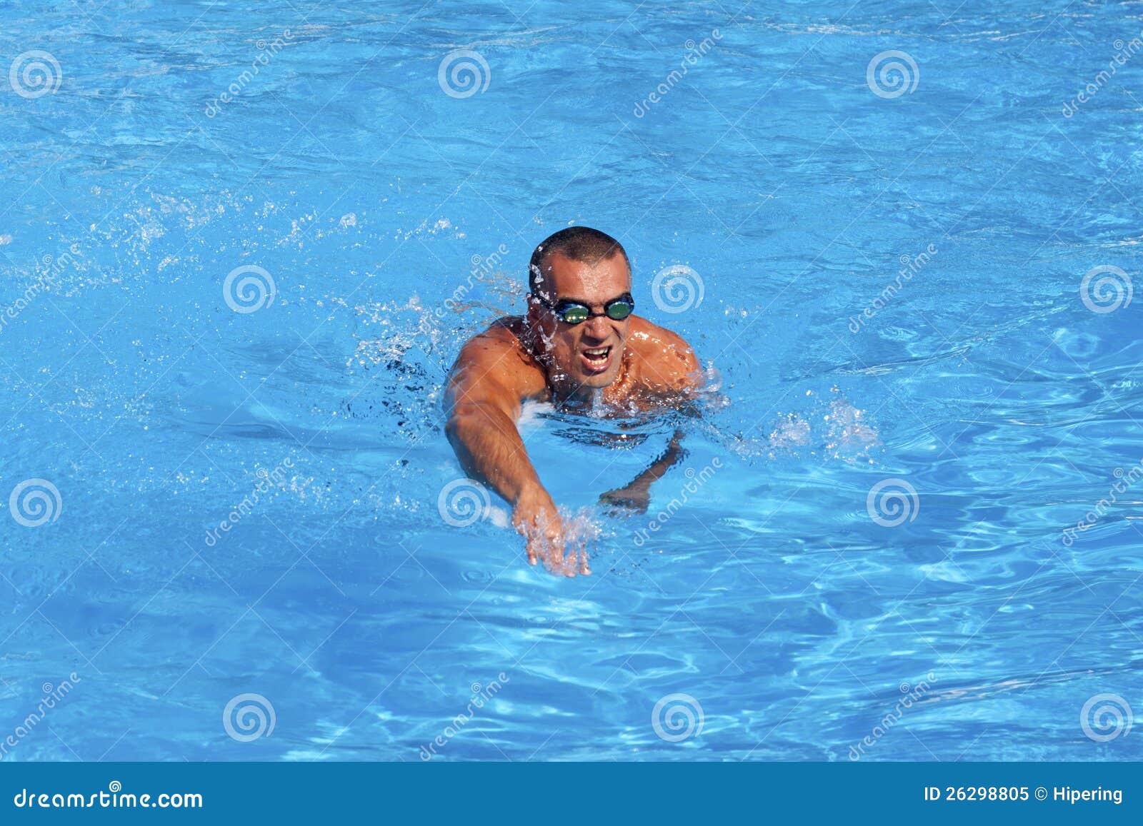 Athletic swimmer stock image. Image of shape, male, race - 26298805