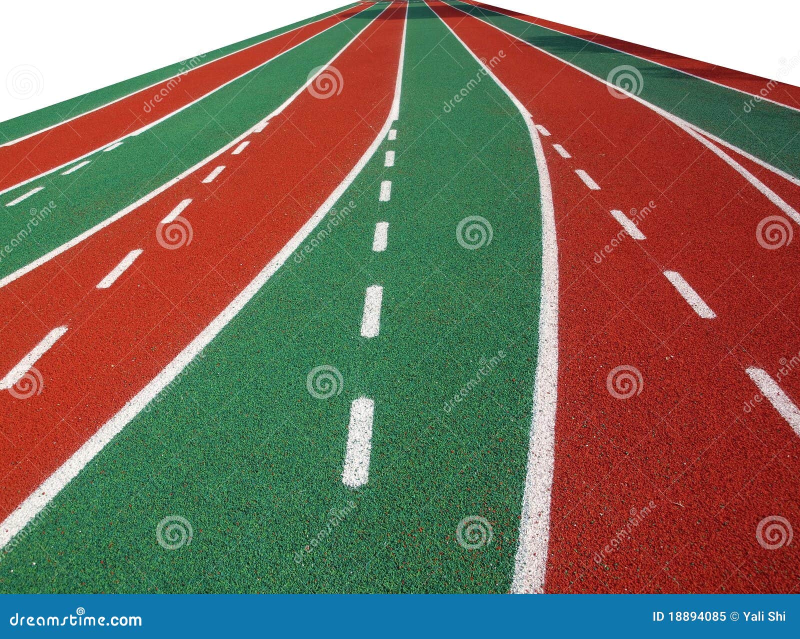 Athletic Track Markings stock image. Image of cushioned - 18894085