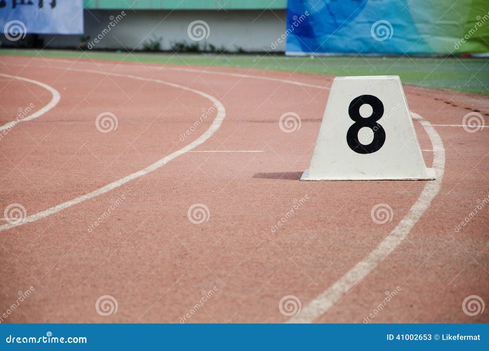 Athletic track stock image. Image of contest, palestra - 41002653