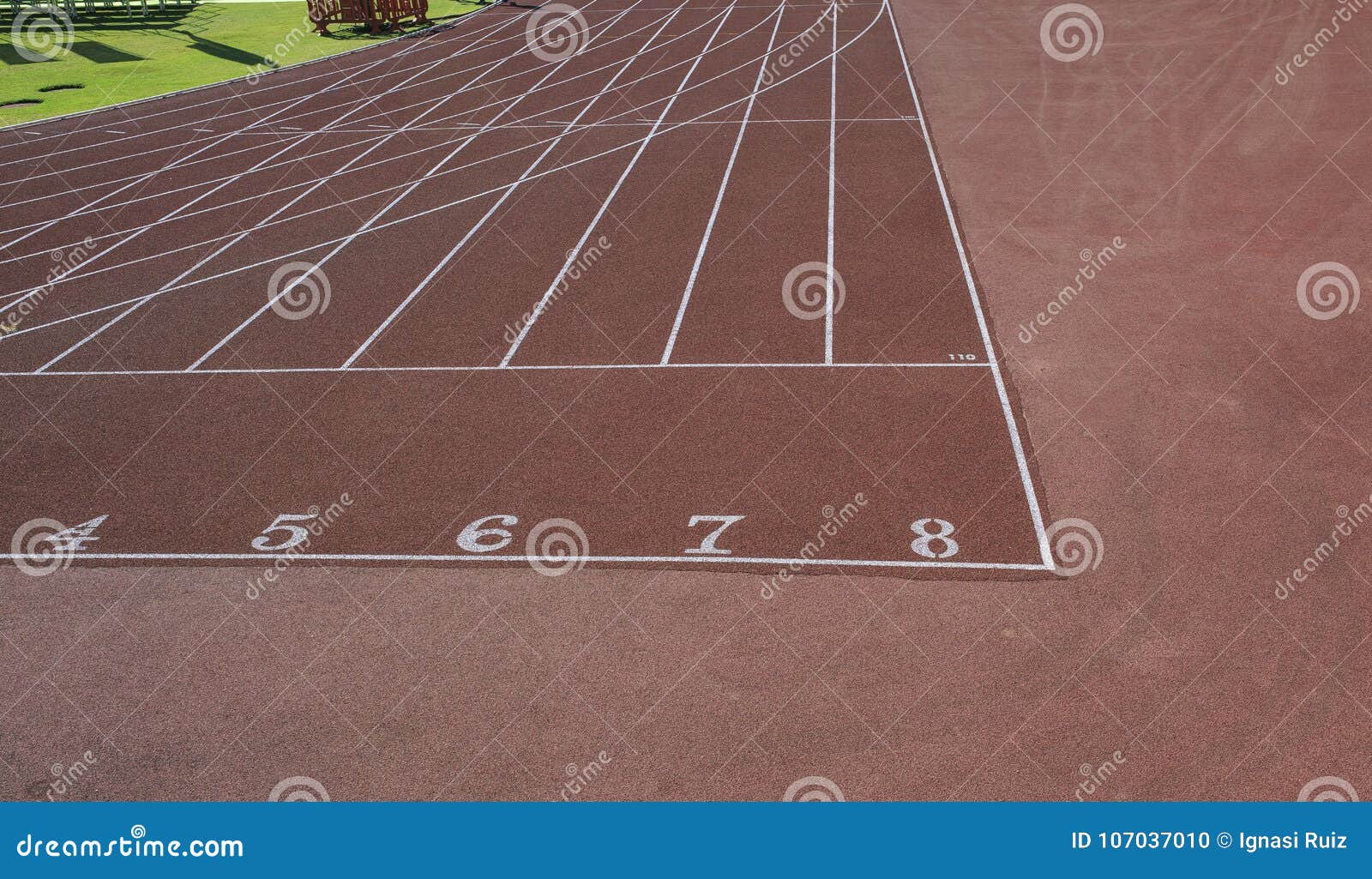 Athletic Tracks in a Olimpic Stadium Editorial Image - Image of ...
