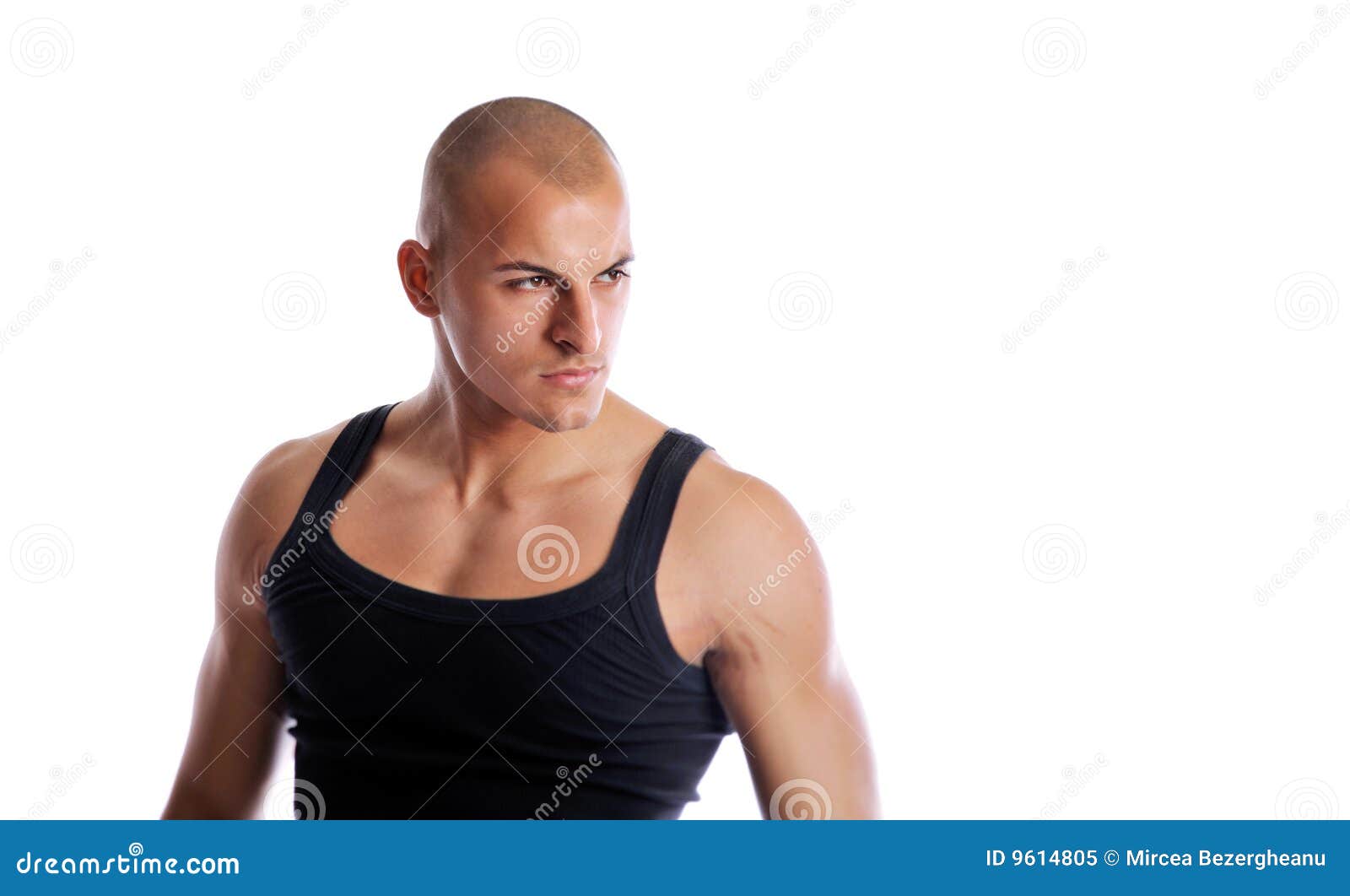 Athletic young man stock image. Image of masculine, handsome - 9614805